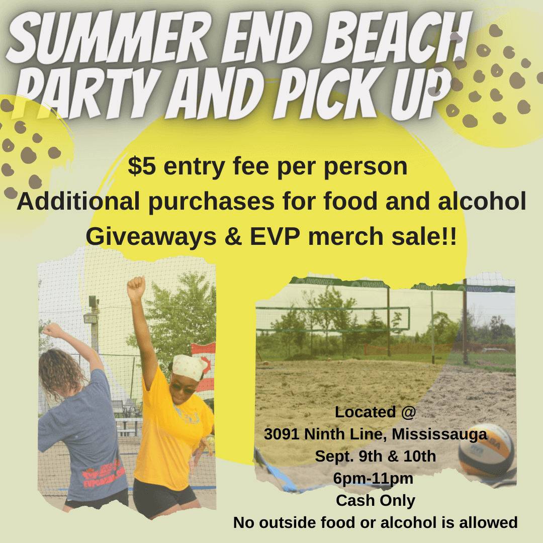 Evp Summer End Beach Party And Pick-up – Sept. 9th & 10th - EVP Canada